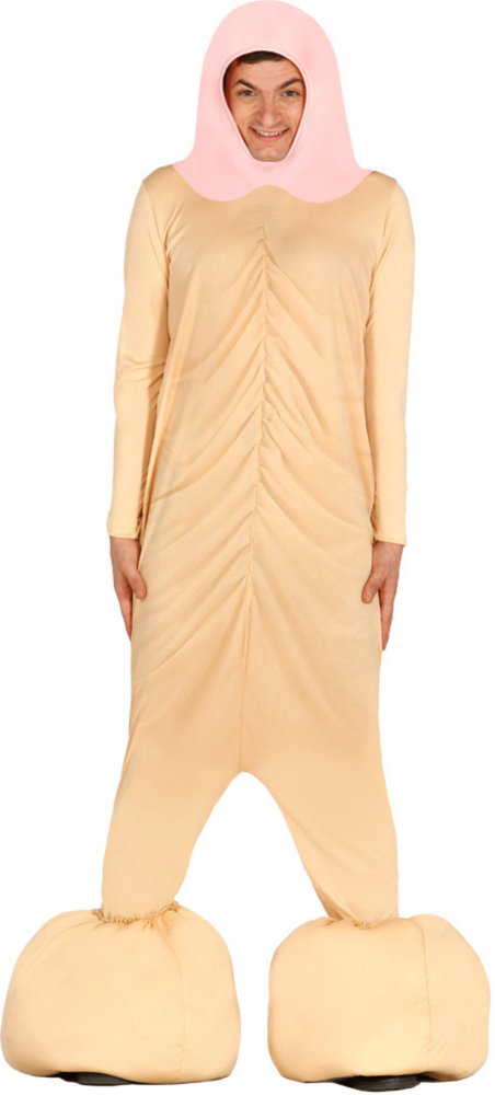 Penis kostume, one size. Tilbud kr. 199,- hos Kostume-Pusheren.dk